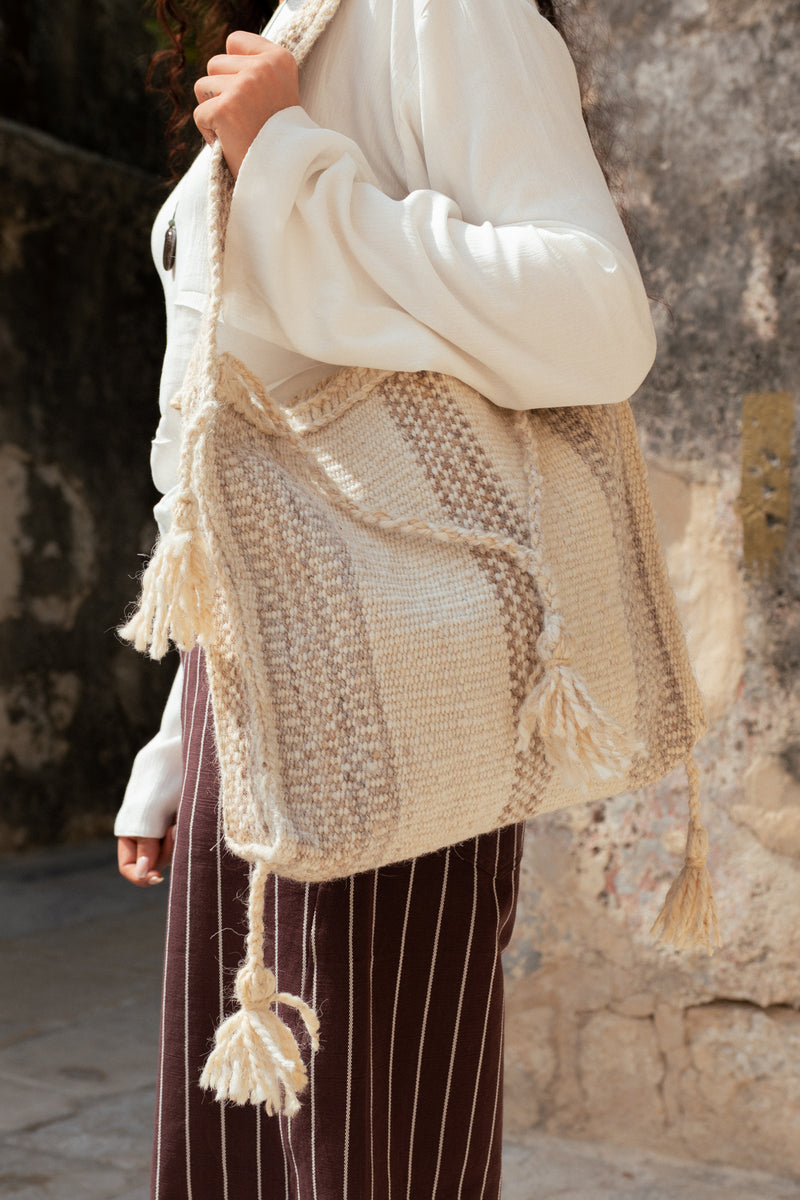 Daria hand-woven bag (natural) – Nol Collective
